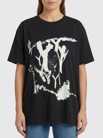 Yohji Yamamoto T-Shirt Femme couleur Noir