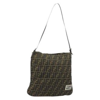 Fendi Pre-owned Zucca Canvas Shoulder Bag - Femme - Pre-owned - Brun - Taille: ONE Size