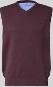 Fynch-Hatton Pullunder mit Label-Stitching