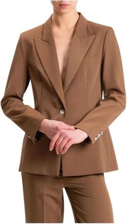 Vicolo Femme, Vestes, Brun, Taille: 42 FR Giaccia Mono Romy