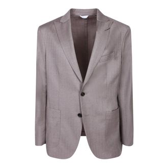 Boglioli Homme, Vestes, Beige, Taille: L Tailored Silk Jacket