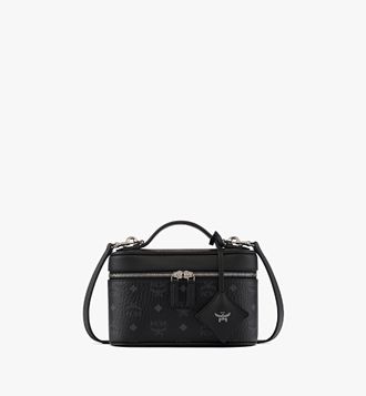 MCM Kosmetiktasche Aren aus Visetos-Leder-Mix