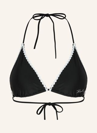 Karl Lagerfeld Bikini-Top schwarz