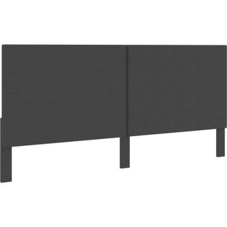 vidaXL Kopfteil Dunkelgrau Stoff 200&times;200 cm Vidaxl