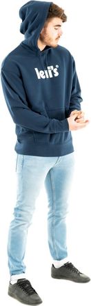 Levi's Herren Relaxed Graphic Sweatshirt Hoodie Kapuzenpullover,Poster Dress Blues,M