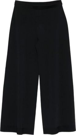D.exterior Femme, Pantalons, Noir, Taille: 38 FR Wide Pantalons