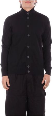 Alpha Studio Homme, Pulls, Noir, Taille: 2XL Maglia Cardigan