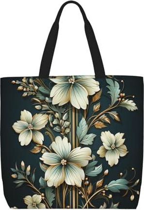 Generic Plante Grimpante Verte Sac Fourre-Tout L&eacute;ger Sacs Grand Sac A Main Femmes Pour Shopping Travail Plage