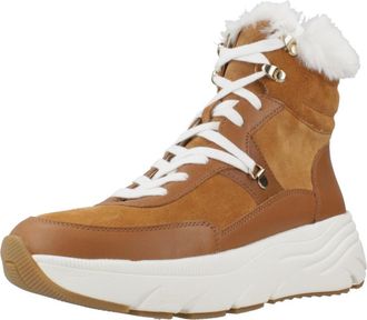 Geox Damen D DIAMANTA D Sneaker, Cognac, 39 EU
