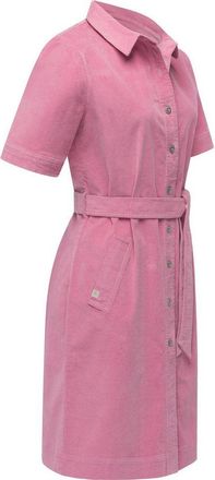 Ragwear Cordkleid Rozyna Cordy YOUMODO Kurz&auml;rmliges Kordkleid mit Hemdkragen
