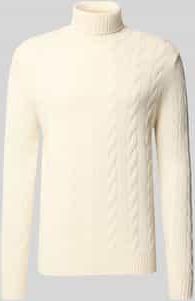 Christian Berg Slim Fit Strickpullover mit Zopfmuster