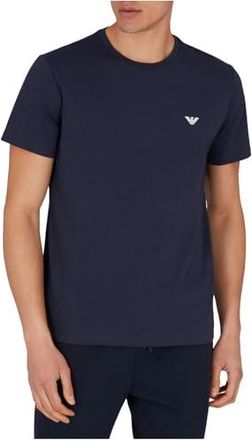 Emporio Armani Round-Neck T-Shirt, Armani Blu, M pour Hommes