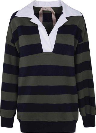 N&deg;21 Poloshirt - Gr&uuml;n