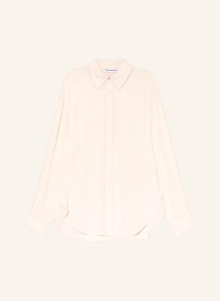 Frankie Shop Hemdbluse Peri Georgette weiss