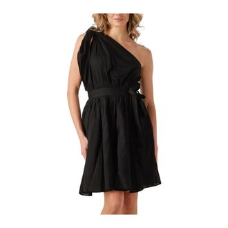 Notre-V Elegantes Schwarzes Minikleid - - Dresses - Damen - Schwarzk - L