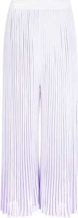 Maison Margiela Pantalon Blanc Lilas