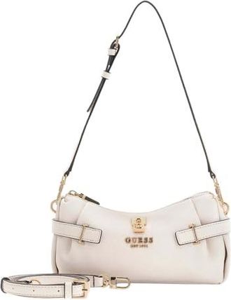 Guess sac &agrave; &eacute;paule bandouli&egrave;re Yesba Mini Top Zip Bag Cream White &eacute;cru