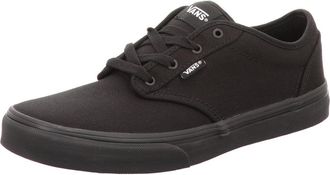 Vans Unisex-Kinder Sneakers, Schwarz (Canvas Black/Black)