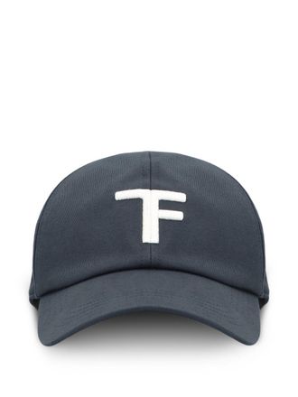 Tom Ford Mens Cap Blue Cotton Hat