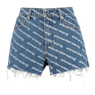 Alexander Wang Femme, Shorts, Bleu, Taille: W27 Denim Shorts