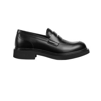 Gucci Leder Mokassin - - Shoes - Herren - Schwarzk - 42 EU