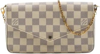 Louis Vuitton Pre-owned Pochette Felicie - Femme - Pre-owned - Blanc - Taille: ONE Size