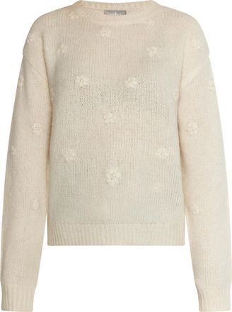 Usha Strickpullover Damen Creme Melange