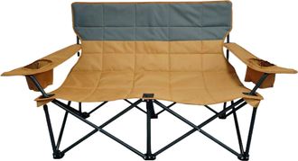 Generico Doppelklappstuhl für Camping, Stuhl für Zwei Personen, Outdoor, faltbar, tragbar, für Camping, Pool, Garten, Terrasse, Balkon