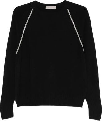 D.exterior pull à détails de cristaux - Noir