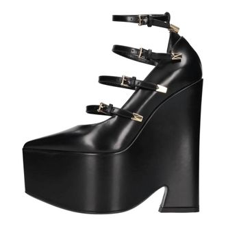 Versace Tempest Plateau-Pumps - - Shoes - Damen - Schwarzk - 36 EU