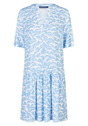 Navigazione A-Linien-Kleid (1-tlg) Vogelmuster