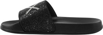 Sun 68 Slippers Strass Logo - - Shoes - Damen - Schwarzk - 40 EU