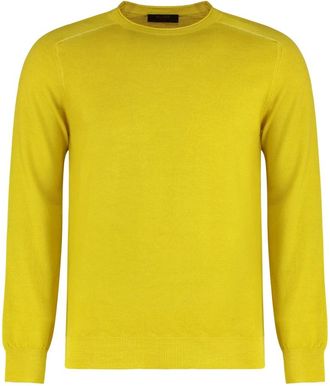 Moorer Homme, Pulls, Jaune, Taille: M Tricots