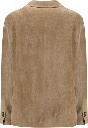 Brunello Cucinelli Viscose Corduroy Blazer - Beige