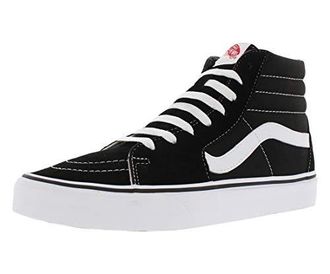 Vans Mixte Adulte SK8-Hi Sneaker, Black/Black/White, 40 EU