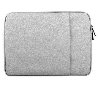 LaoZan Sacoche Sac à Bandoulière Résistant à leau pour Tablette et Ordinateur Portable Sac à Main Mallette Housse pour 11.6-15.6 Pouces 14 Gris