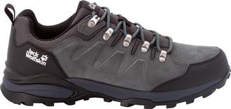Jack Wolfskin Herren Refugio Texapore Low M Walking-Schuhe, Grey / Black, 40.5 EU
