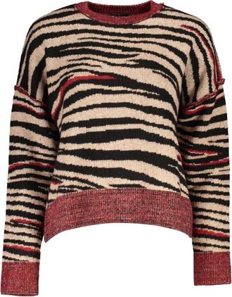 Desigual Femme, Pulls, Multicolore, Taille: 42 FR Maille Ras du Cou