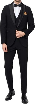 Bharnaba AB 213 3P Anzug - - Suits - Herren - Schwarzk - 2XL