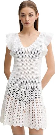 Melissa Odabash Robe de plage Annalise - Femme - Maillots de bain - Blanc - Taille: 36 FR
