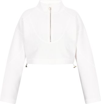 Faina Sweatshirt Frauen Wei&szlig;