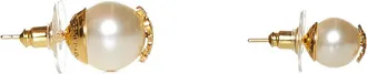 Saint Laurent Cassandre Earrings - White