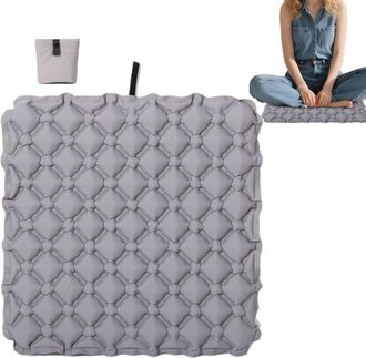Generic Aufblasbares Sitzkissen - Tragbares Luftpolster, langlebige Reisehalterung | Komfortables Druckentlastungskissen, leichte Campingausr&uuml;stung, kompaktes
