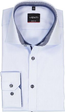 Venti Herren Hemd blau Baumwolle