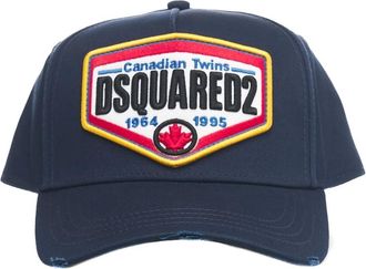 Dsquared2 Homme, Accessoires, Bleu, Taille: ONE Size Casquette Bleue Accessoires