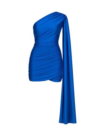 Room76 Womens Mini Dress Strapless Blue Polyamide
