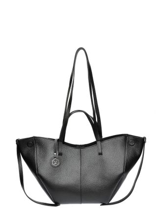 Luisa Vannini Schwarz Rindsledertasche