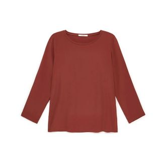 Maliparmi Maliparmi - Chemise en cr&ecirc;pe fluide - Femme - Tops - Rouge - Taille: 40 FR