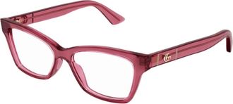 Gucci Stilvolles Brillengestell Gg0634O - - Accessories - unisex - Rot - 50 MM