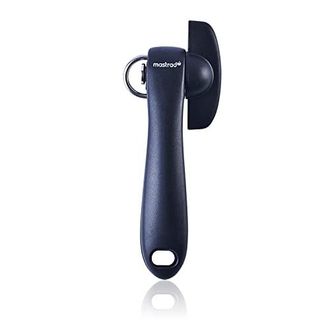 Mastrad Mastrad Dosen&ouml;ffner - B&uuml;chsen&ouml;ffner ohne scharfe Kanten - manueller Deckel&ouml;ffner - ergonomischer Griff und Metall-Drehrad zum einfachen &Ouml;ffnen der Dos